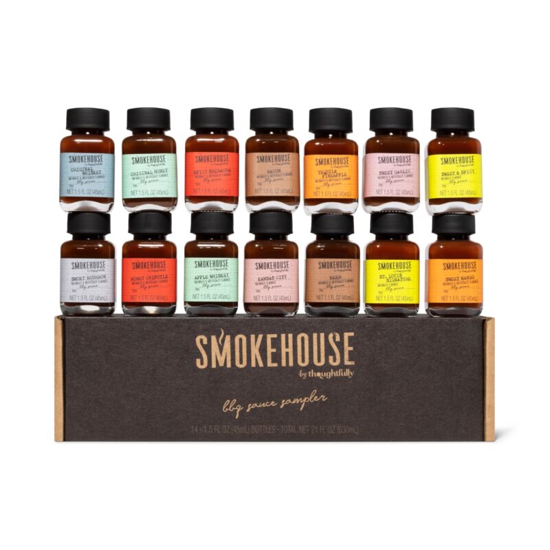 Thoughtfully Smokehouse, Gourmet BBQ Sauce Sampler Variety Pack in ...