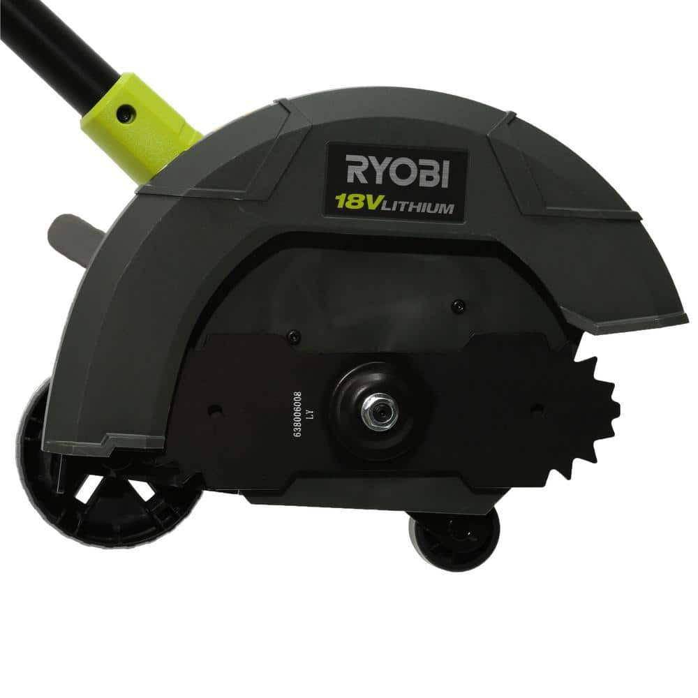 RYOBI ONE+ 18V Cordless Battery Edger with Extra Edger Blade, 2.0 Ah ...