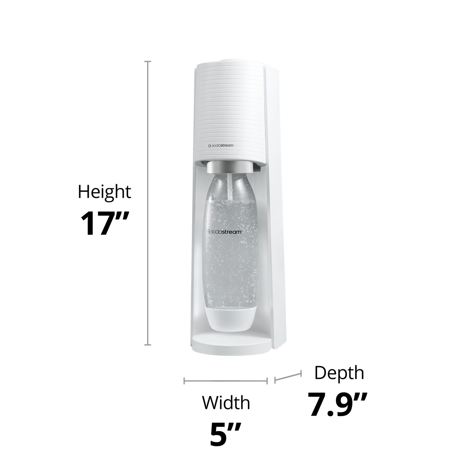 SodaStream Terra Sparkling Water Maker Bundle (White), with CO2, DWS ...