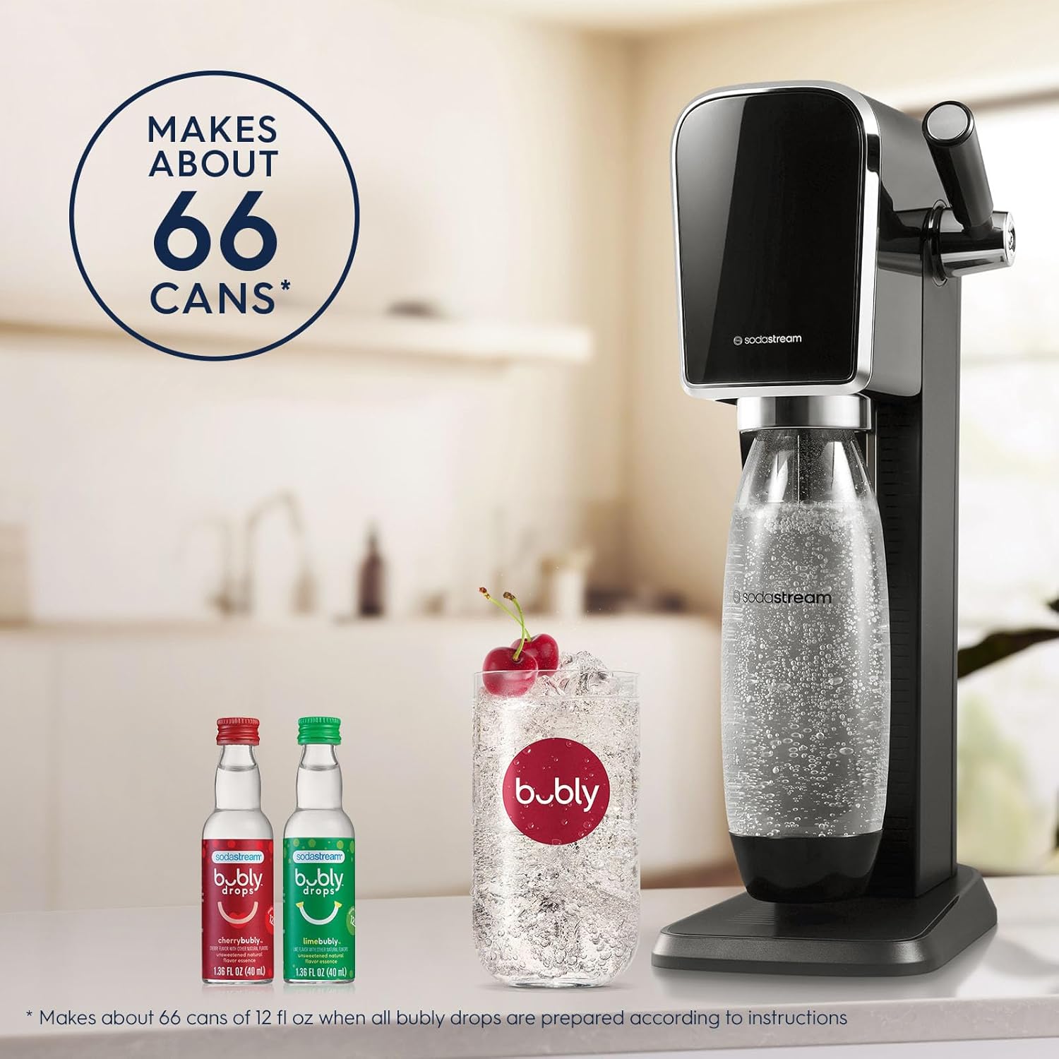 SodaStream ART Sparkling Water Maker, VALUE BUNDLE, CQC CO2 system ...