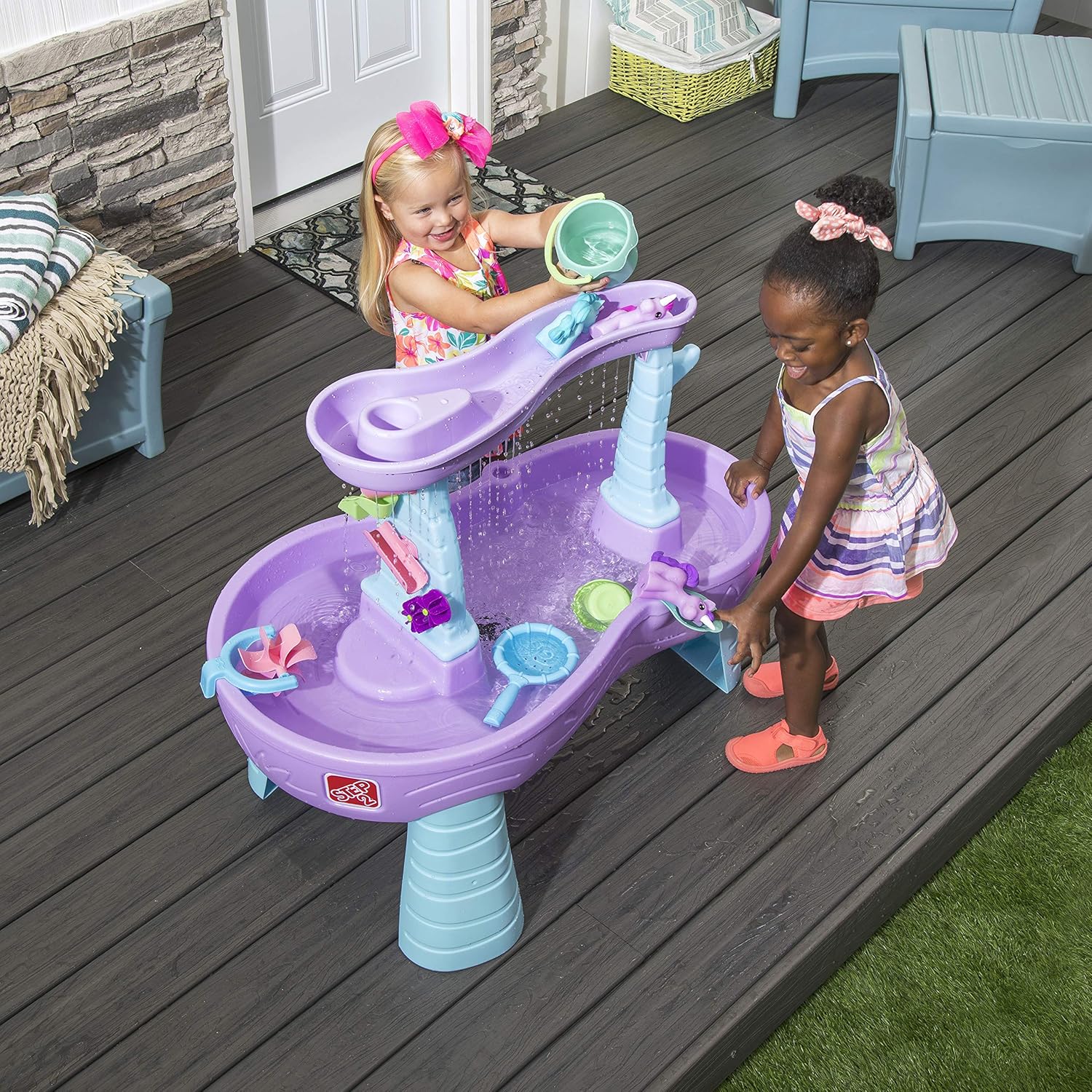 Step2 Rain Showers and Unicorns Water Table, Kids Water and Sand ...