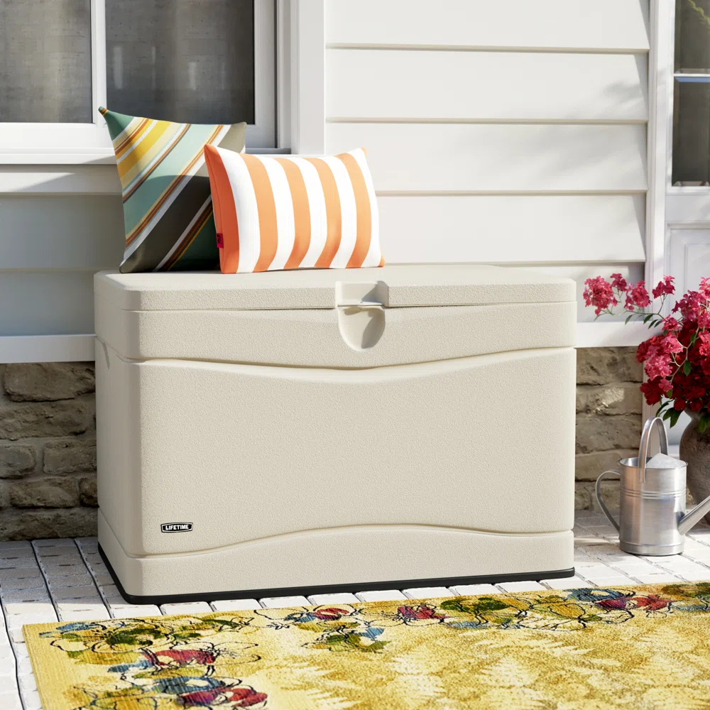 Lifetime 39'' W 80 Gallons Water Resistant Polyethylene Plastic ...