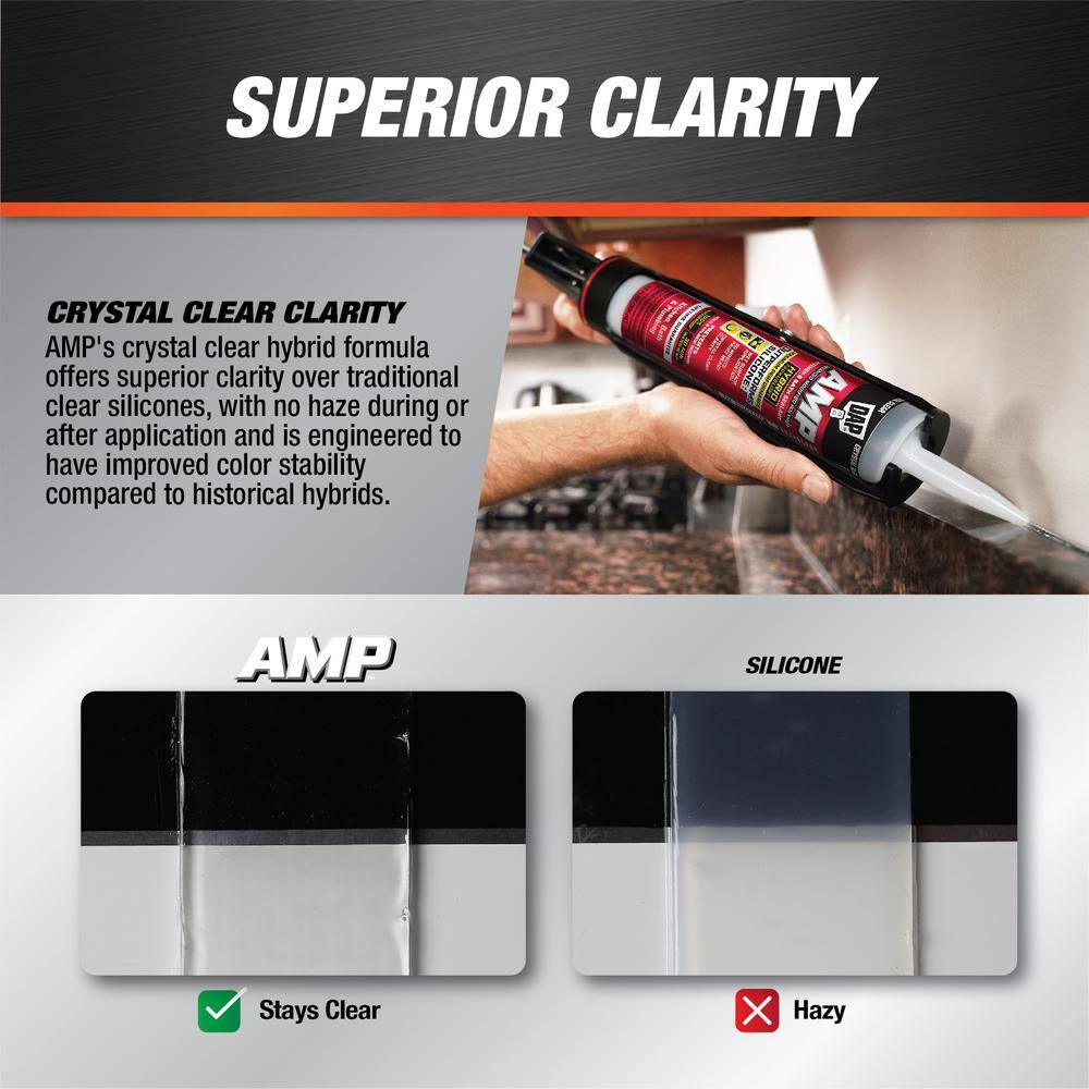 DAP AMP Advanced Modified 9 oz. Crystal Clear Polymer All Weather ...