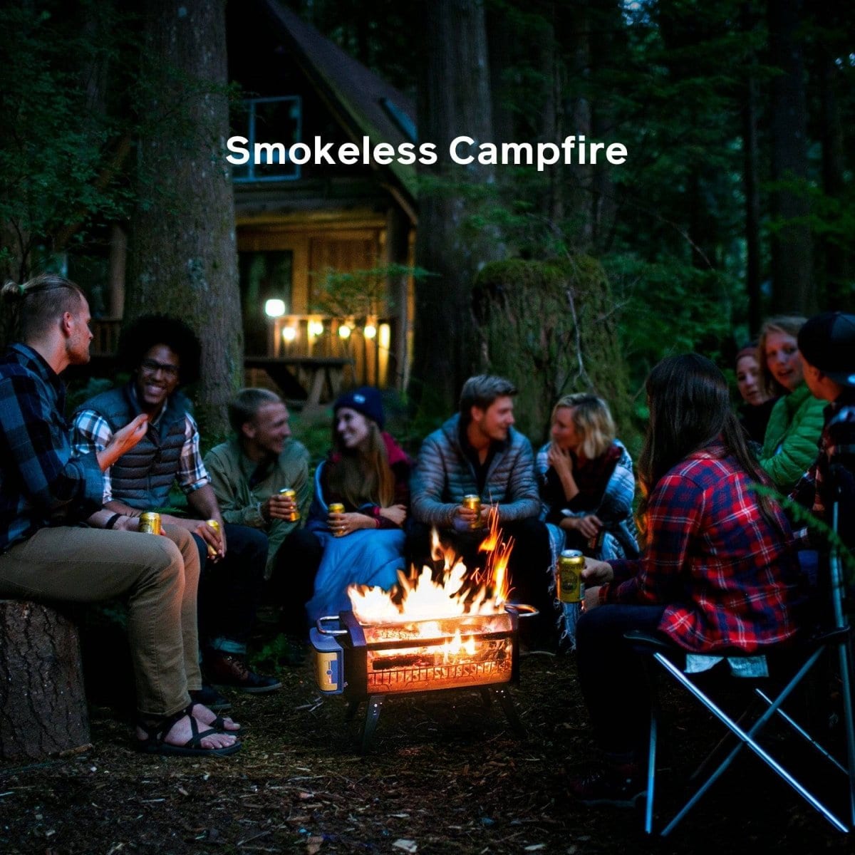 BioLite FirePit+ Smokeless Fire Pit and Grill, Charcoal and Wood Burn ...