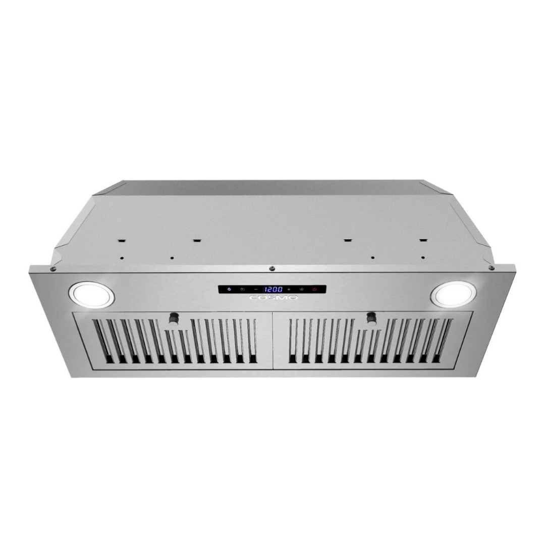 Cosmo 30 in. Lumin Collection Ducted Insert Range Hood, Touch Controls ...
