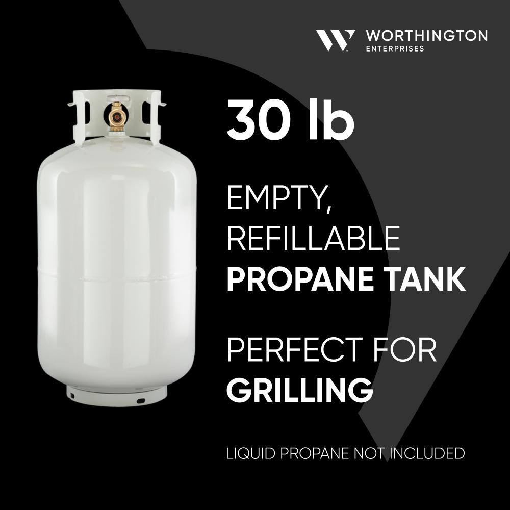 Worthington Pro Grade 30 lb. Empty Propane Tank - MartDiscover.com
