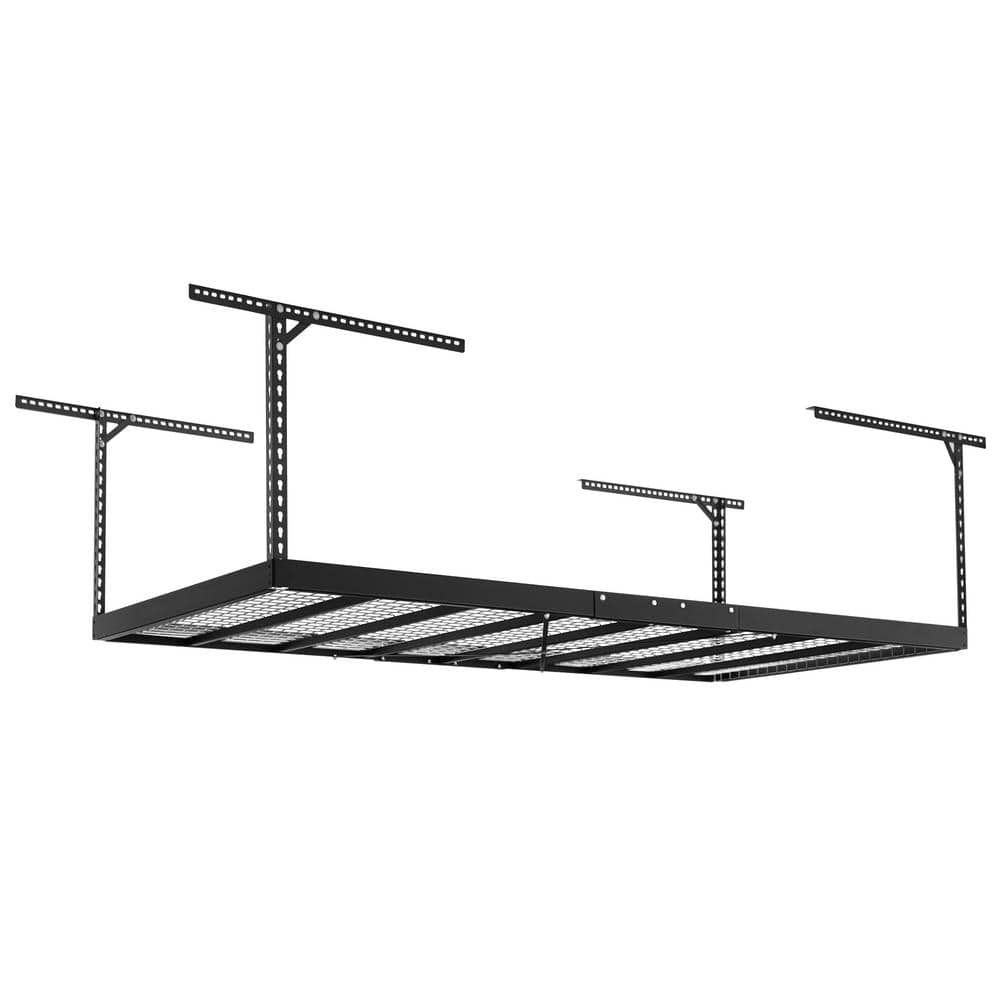 NewAge Products VersaRac Pro 4 ft. x 8 ft. Black Height-Adjustable ...