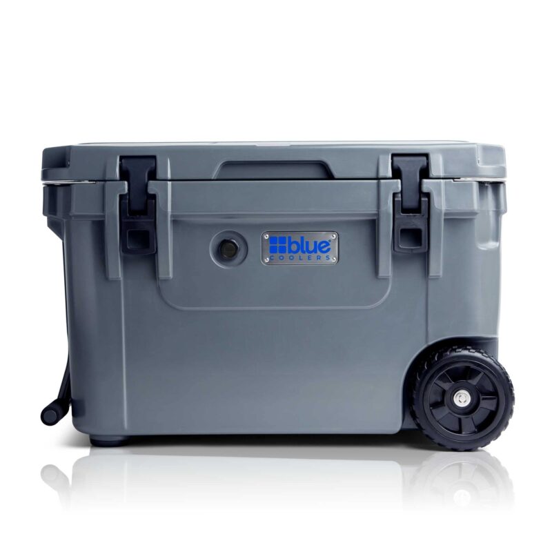 Blue Coolers Ice Vault – 60 Quart Roto-Molded Ice Cooler, Charcoal Gray ...