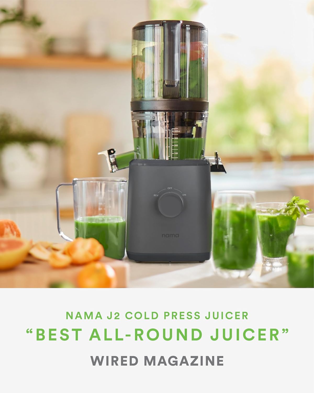 Nama J2 Cold Press Juicer – Self Feeding for Hands-Free Operation with ...