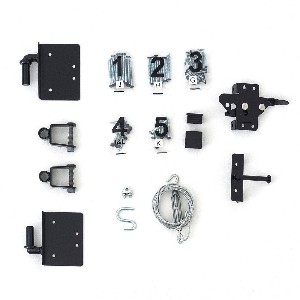 Adjust-a-Gate 72-119 in. W x 47 in. H Steel Gate Frame Kit, Original ...