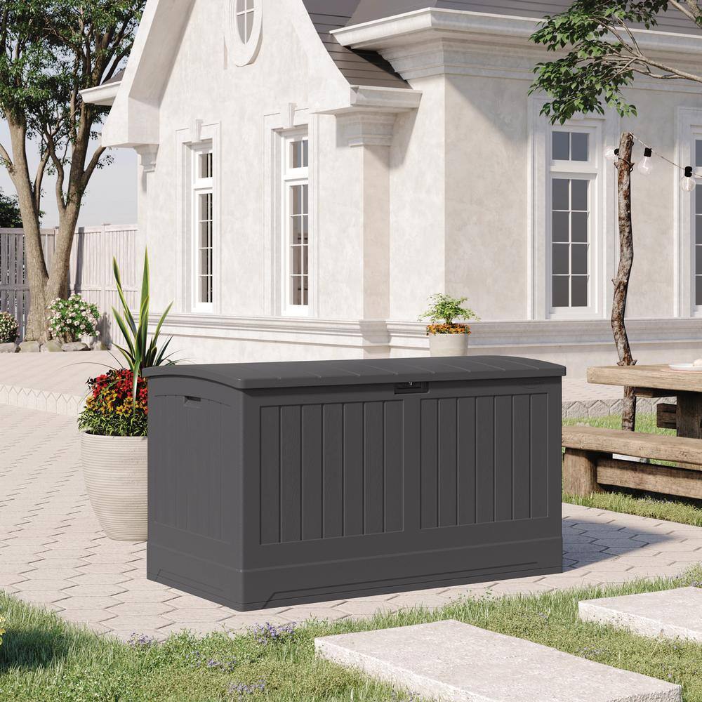 Suncast 200 Gal. Plastic Deck Box - MartDiscover.com