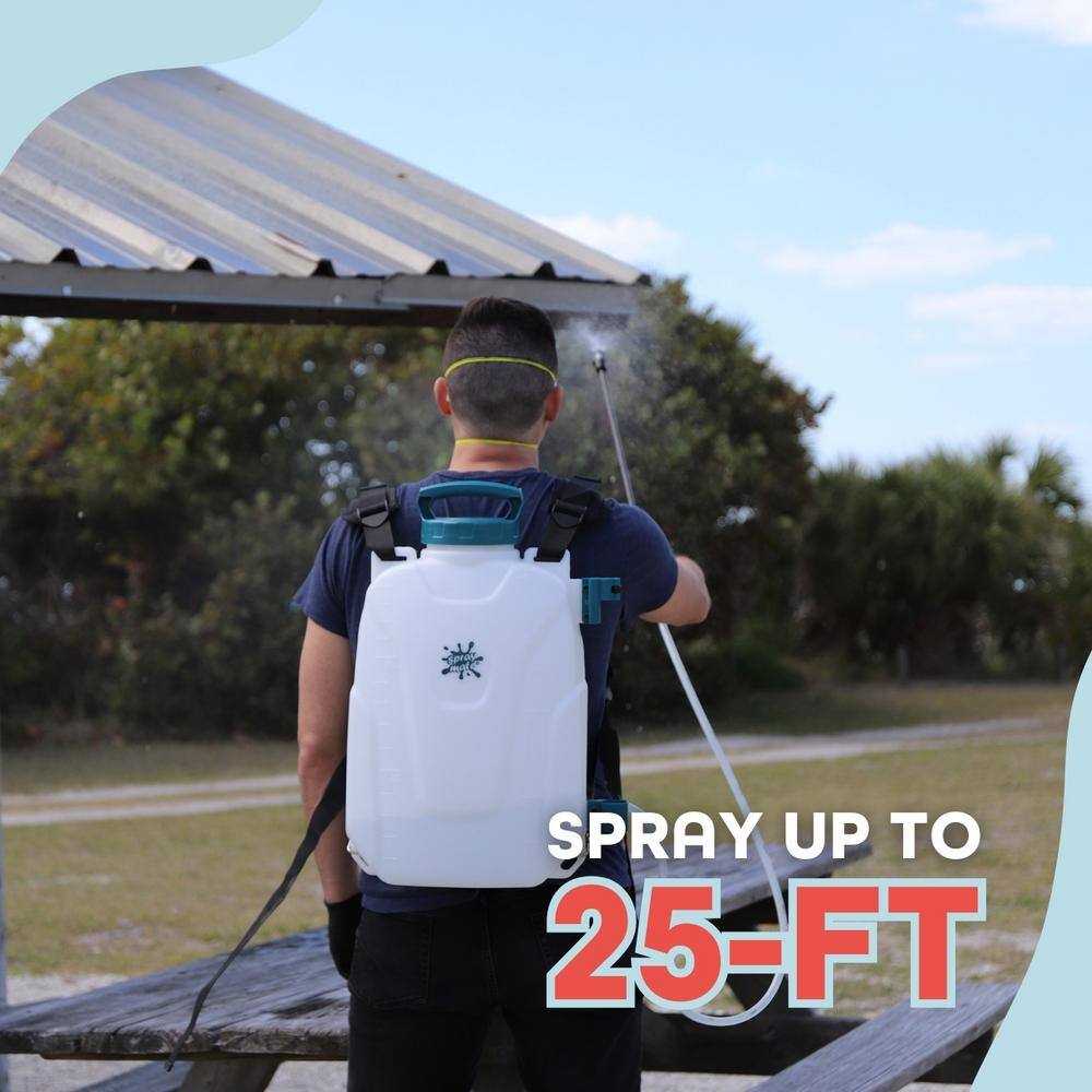 SPRAYMATE Tornado 4 Gal. 18-Volt Battery-Powered Backpack Sprayer ...