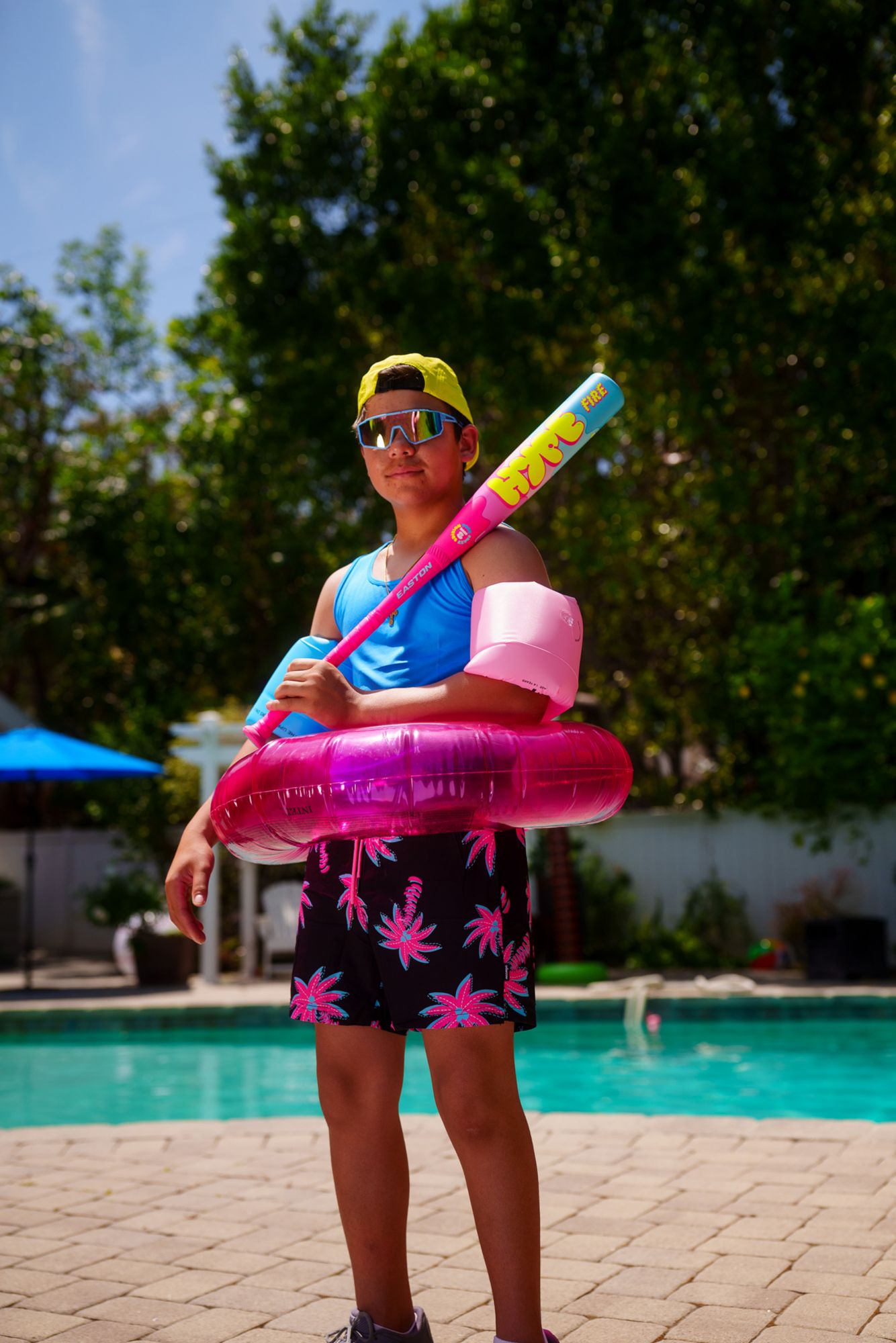 Easton Hype Fire Pool Party 2¾" USSSA Bat (-10) 27" - MartDiscover.com