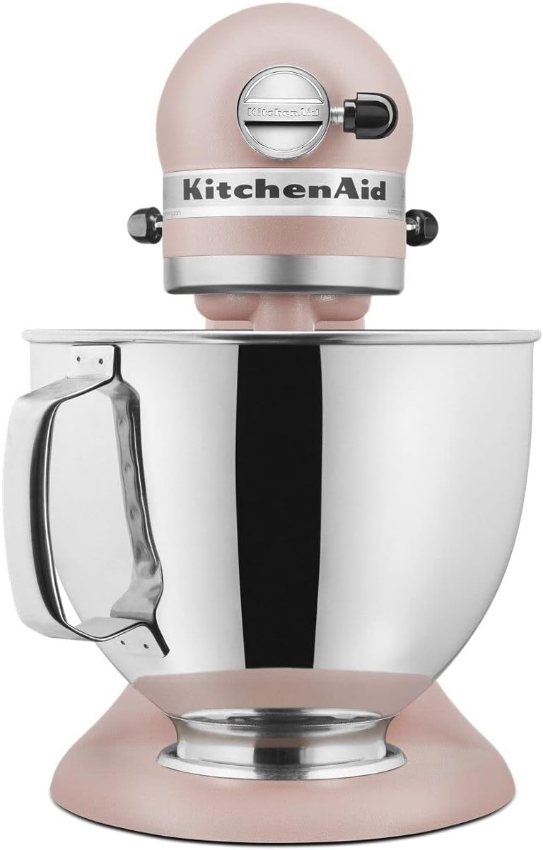 KitchenAid Artisan Series 5 Quart Tilt-Head Stand Mixer, Feather Pink ...