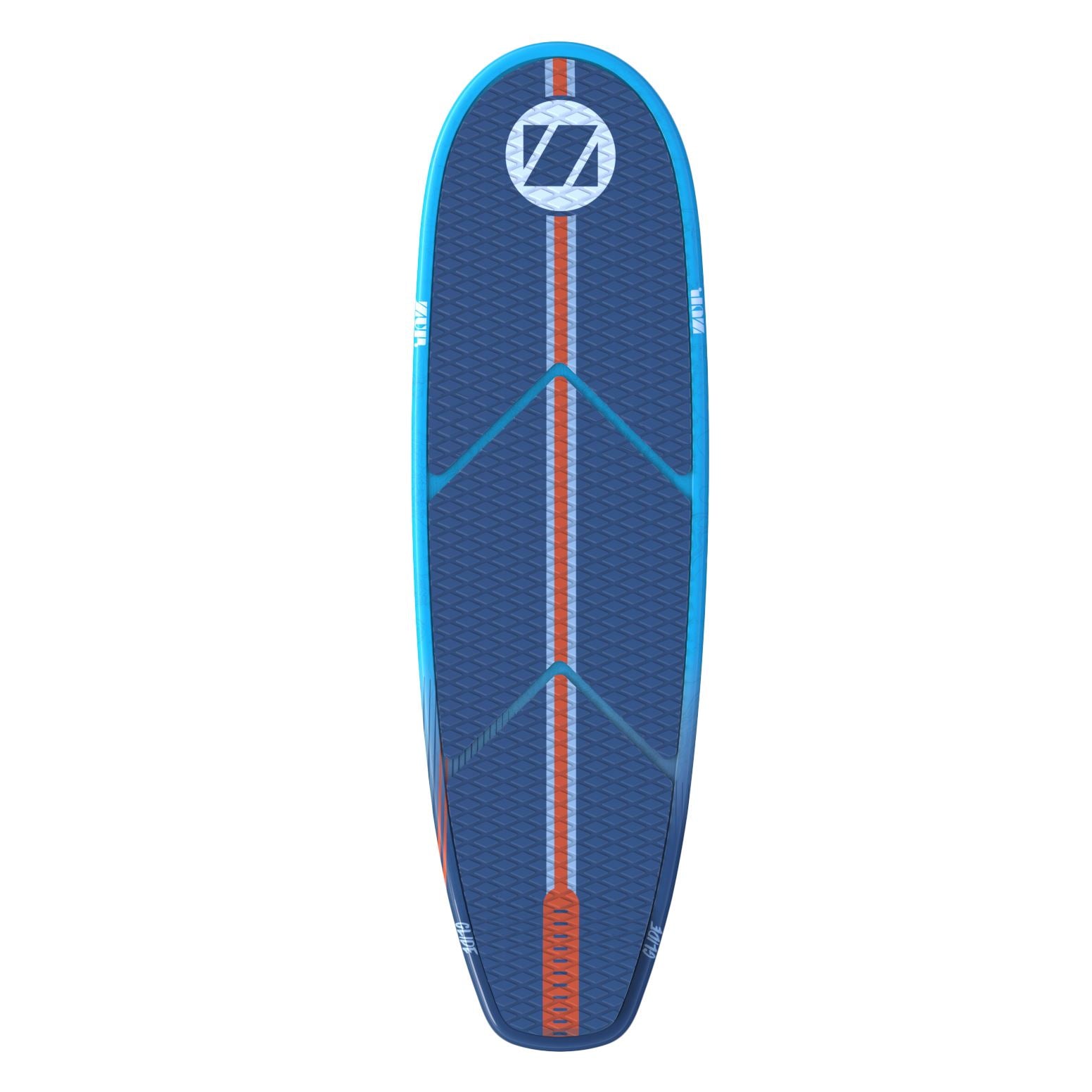 ZUP 5' 4" Glide Wakesurfer Wakeboard with Full EVA Top Deck, Kneeboard ...