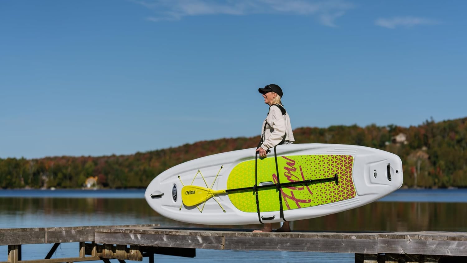 Pelican Flow 106 Hardshell Stand-Up Paddle Board, Lightweight Board ...