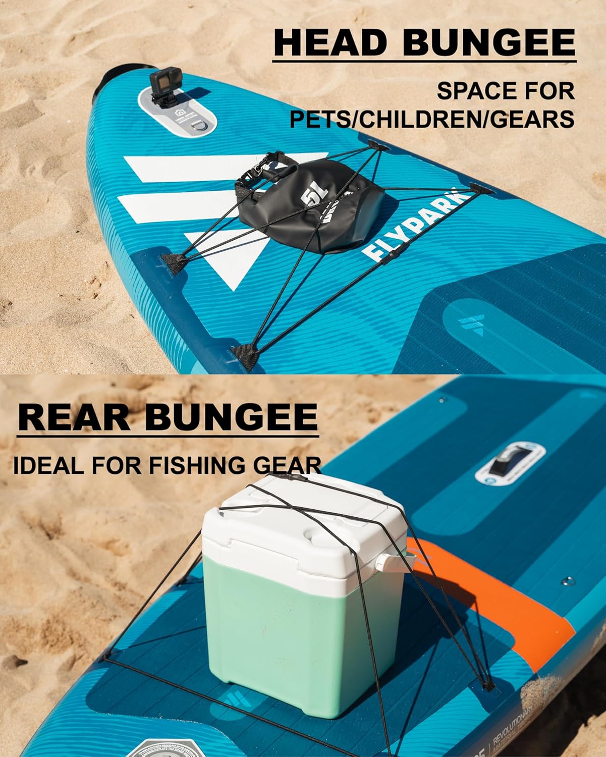 Flypark 10'8/11'x35'' Fishing&Family Stable Inflatable Paddle Boards ...