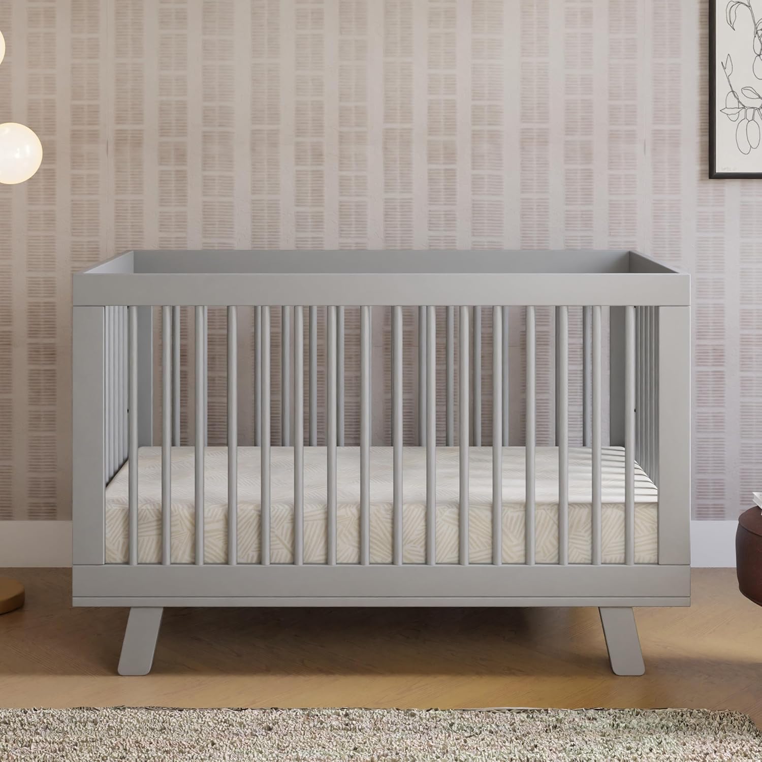 Babyletto Hudson 3-in-1 Convertible Baby Crib - Wooden Baby Bed with 4 ...