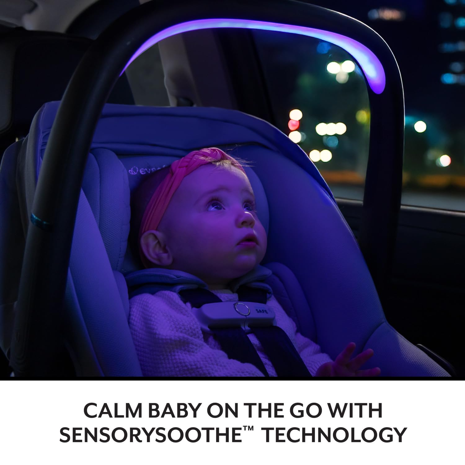 Evenflo LiteMax NXT Infant Car Seat with SensorySoothe (Quartz ...