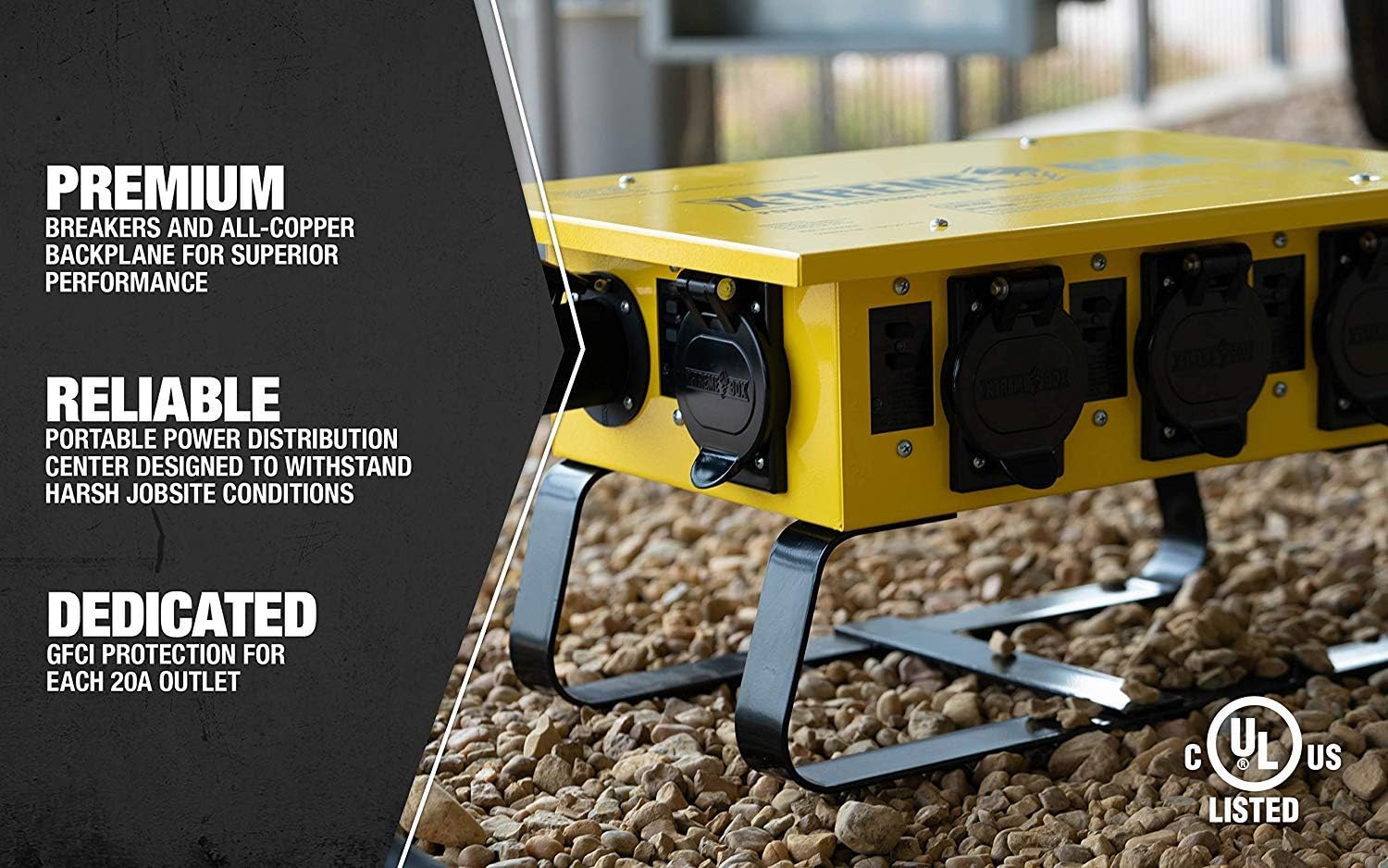 Southwire X-treme Power Distribution Box, Temporary Power Box, 50-Amp ...
