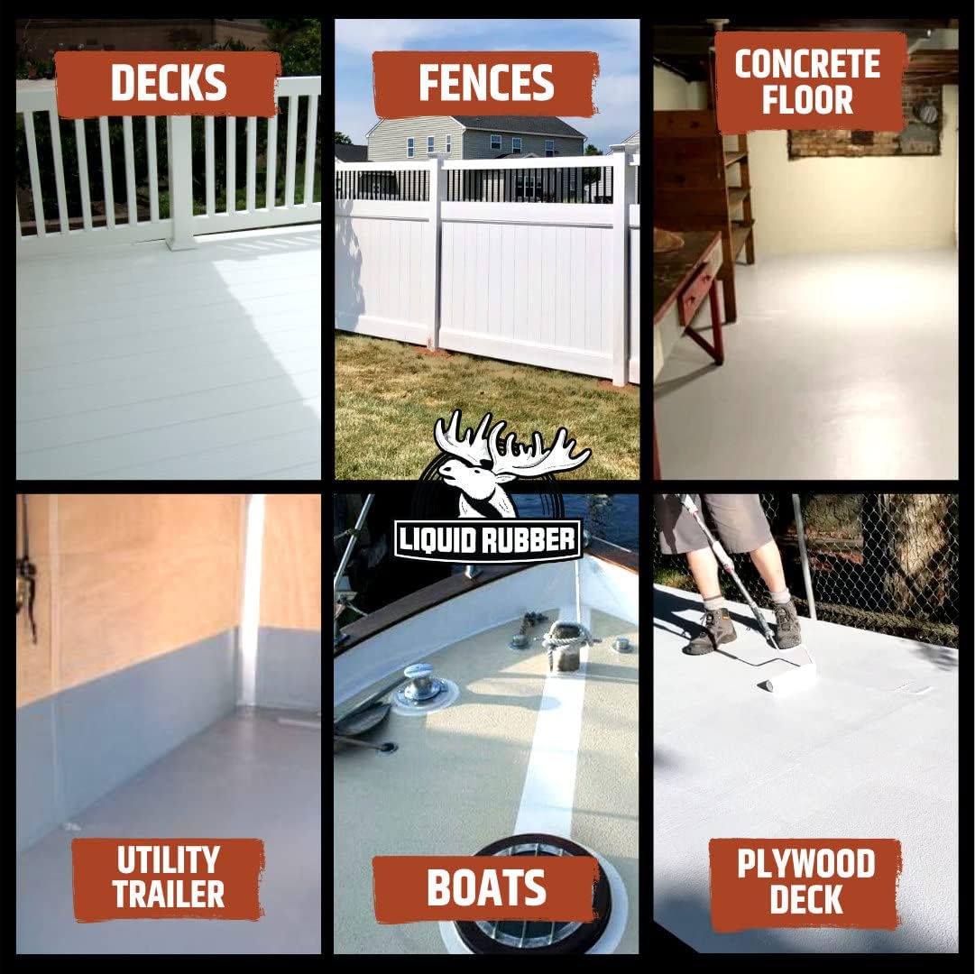 Liquid Rubber Polyurethane Deck Coating – 10X Stronger Than Traditional ...