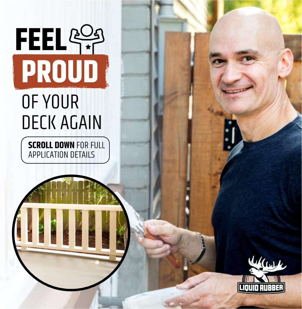 Liquid Rubber Polyurethane Deck Coating – 10X Stronger Than Traditional ...