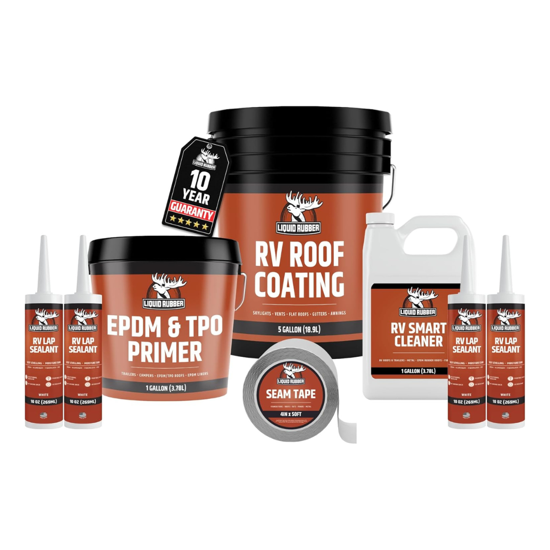 Liquid Rubber RV Roof Coating Solar Reflective Sealant Waterproof ...