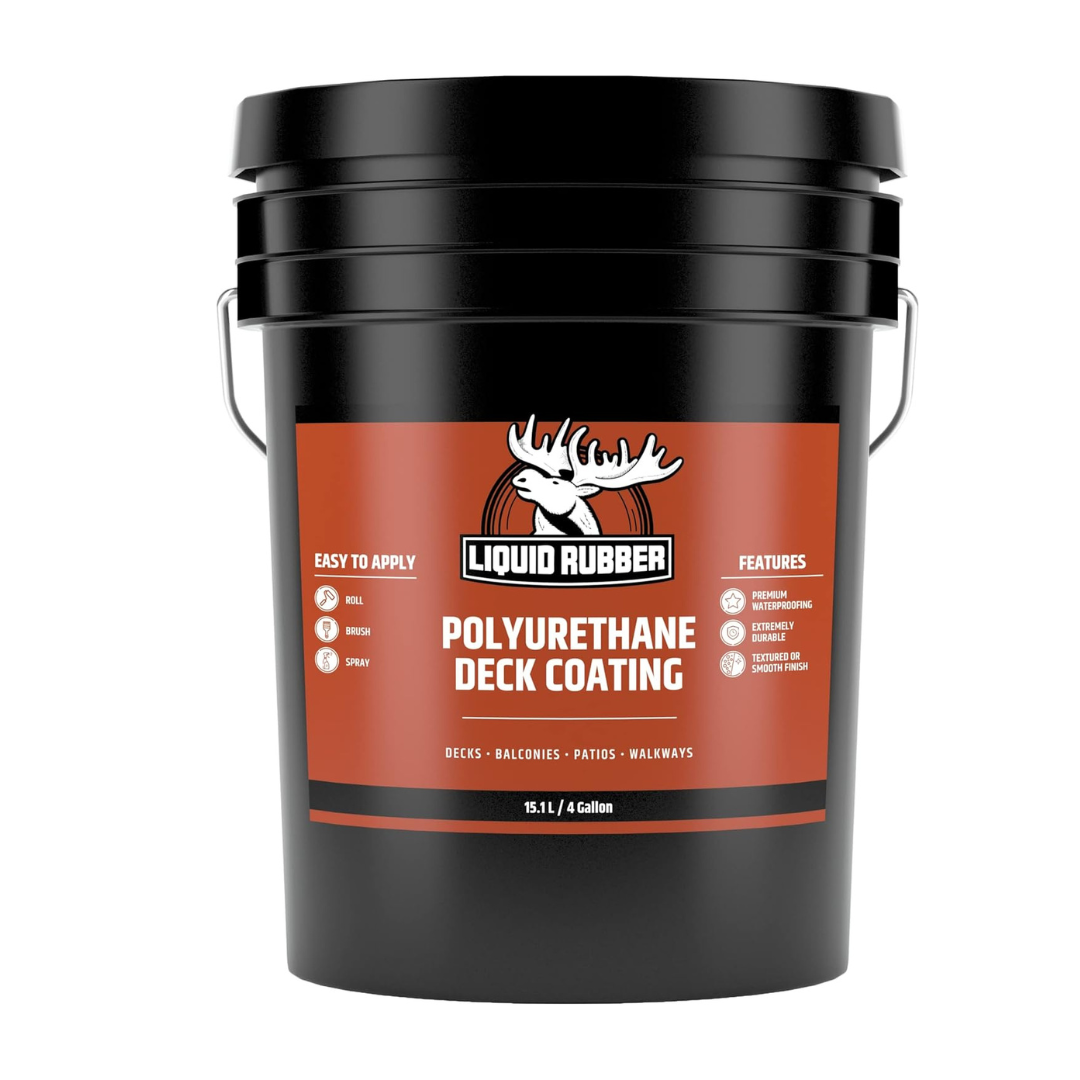 Liquid Rubber Polyurethane Deck Coating – 10X Stronger Than Traditional ...