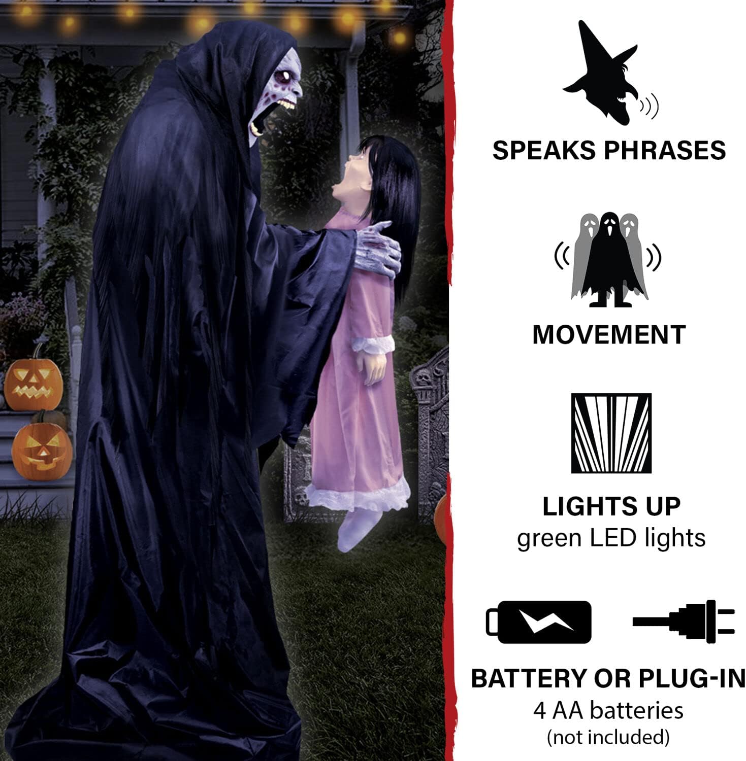 Haunted Hill Farm Soul Sucker Demon Reaper with Child by Tekky ...