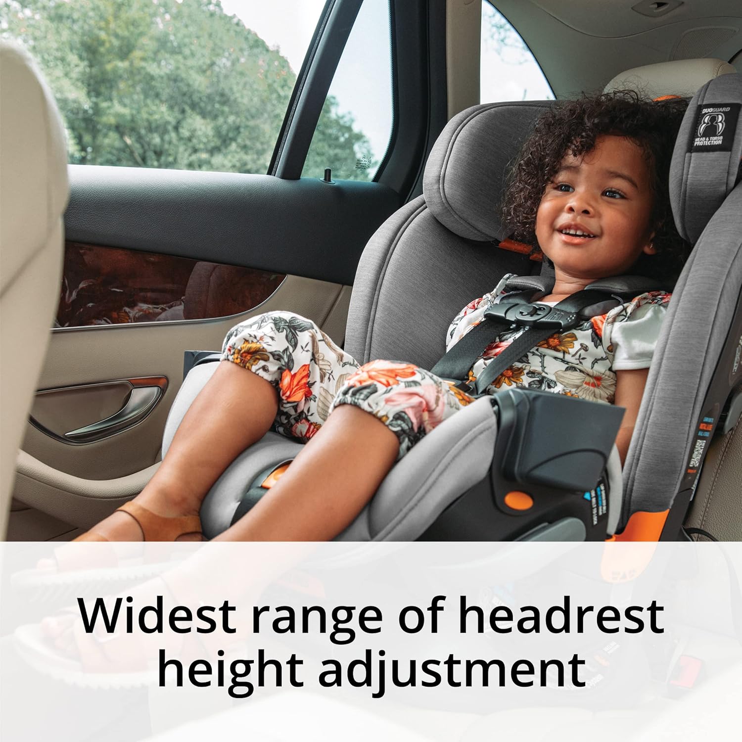 Chicco OneFit ClearTex All-in-One Car Seat, Slim Design, Rear-Facing ...