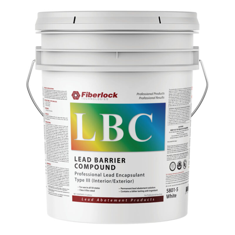 Fiberlock LBC Lead Barrier Compound Flat White Tintable Interior Paint ...