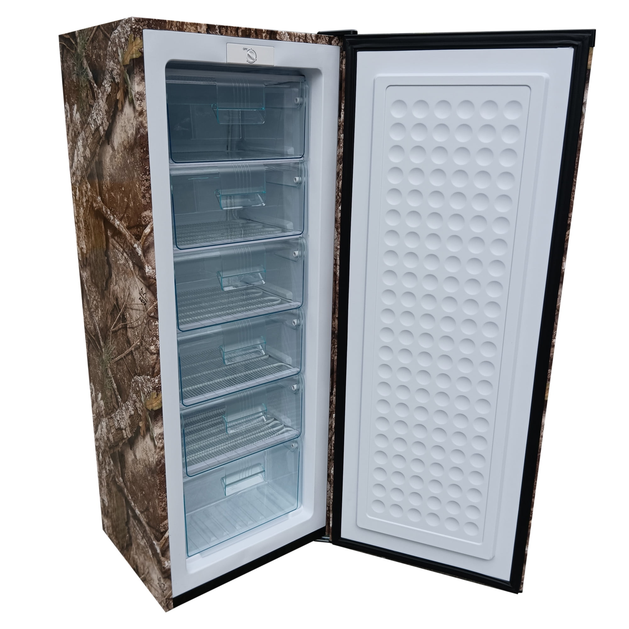 Realtree 7 cu ft Manual Defrost Upright Freezer, Camouflage ...