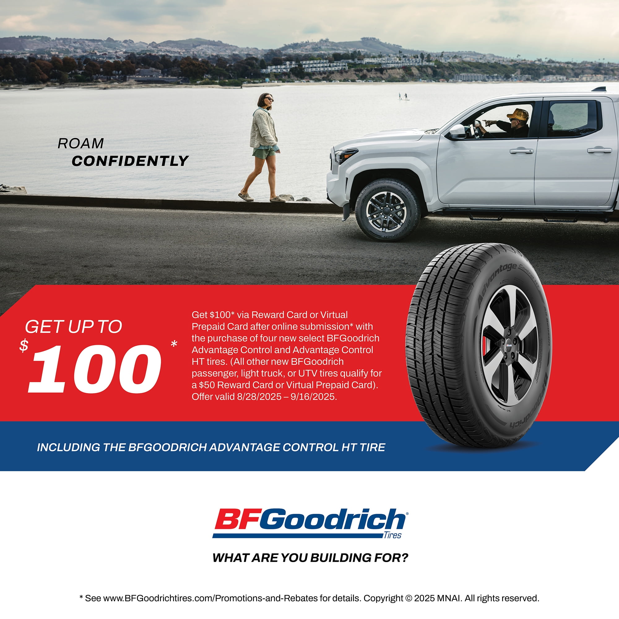 BFGoodrich Advantage Control All Season 235/65R17 104H Passenger Tire ...