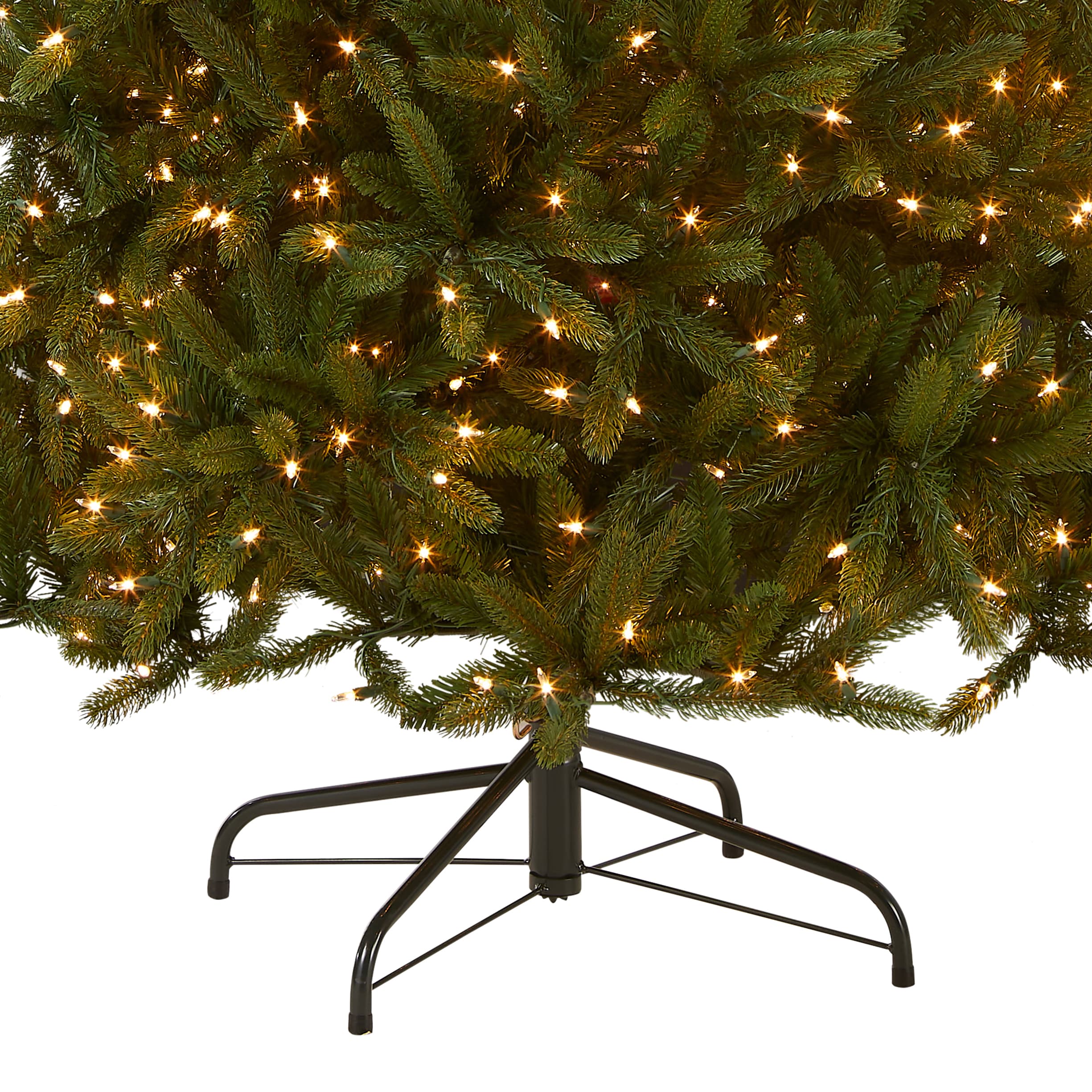National Tree Company 7.5-ft Grand fir Pre-lit Artificial Christmas ...