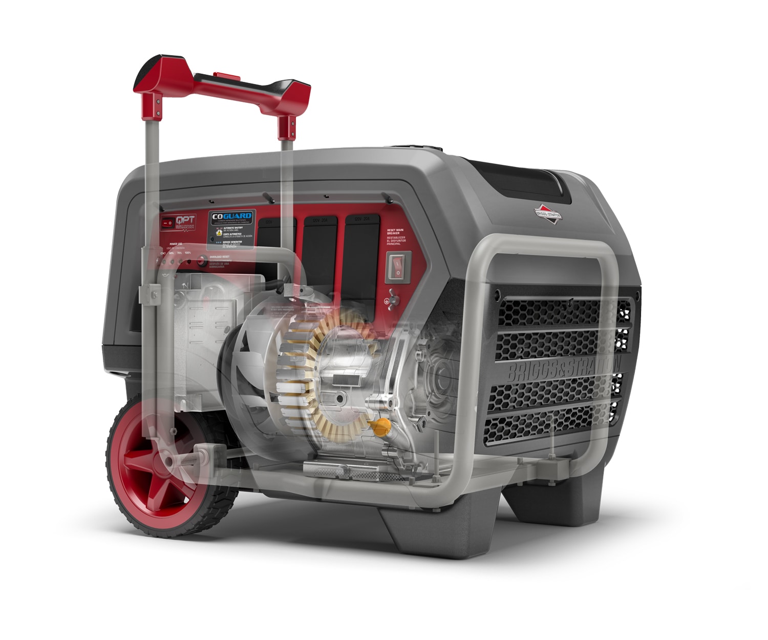 Briggs 6500 / 5500 -Watt Single fuel Portable Generator - MartDiscover.com