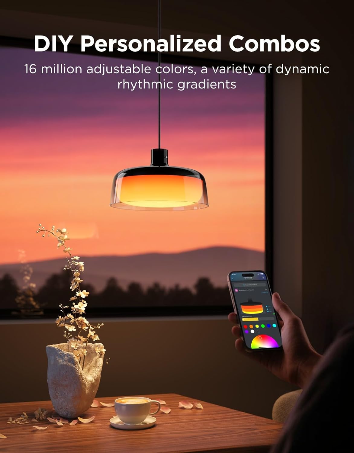 Govee Pendant Light for Kitchen Island, Three-Layer RGBIC Smart ...