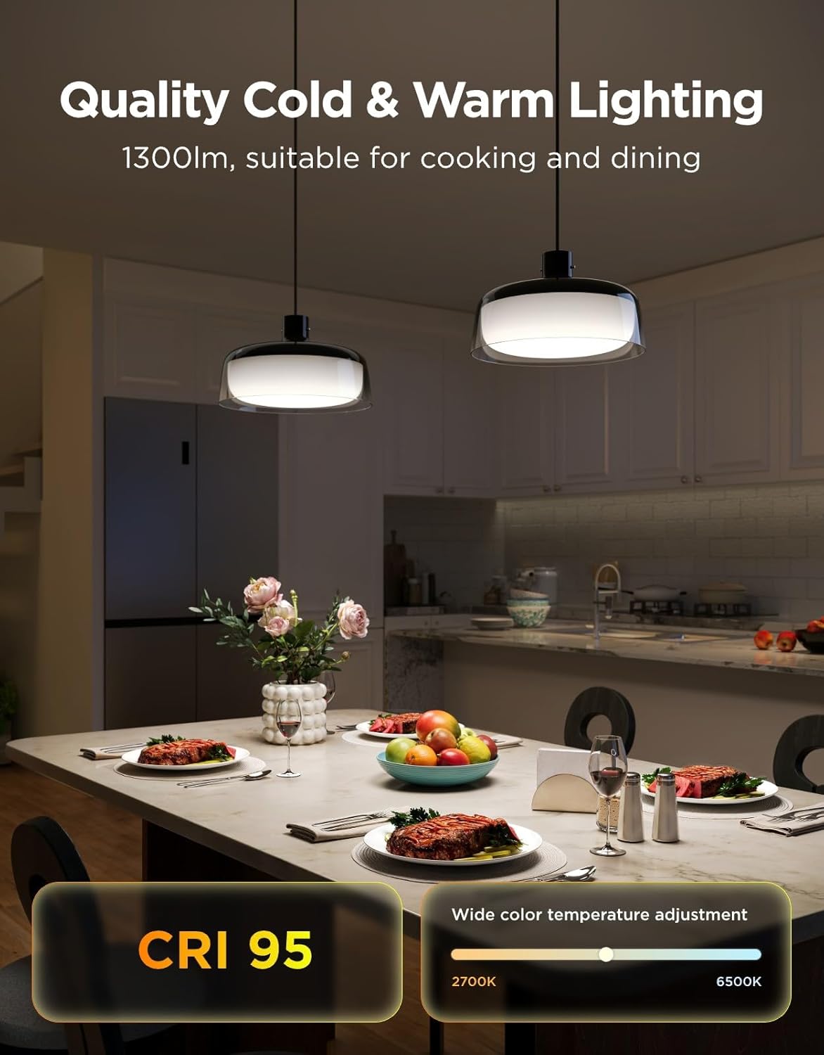 Govee Pendant Light for Kitchen Island, Three-Layer RGBIC Smart ...