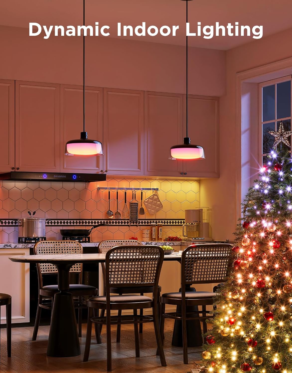 Govee Pendant Light for Kitchen Island, Three-Layer RGBIC Smart ...
