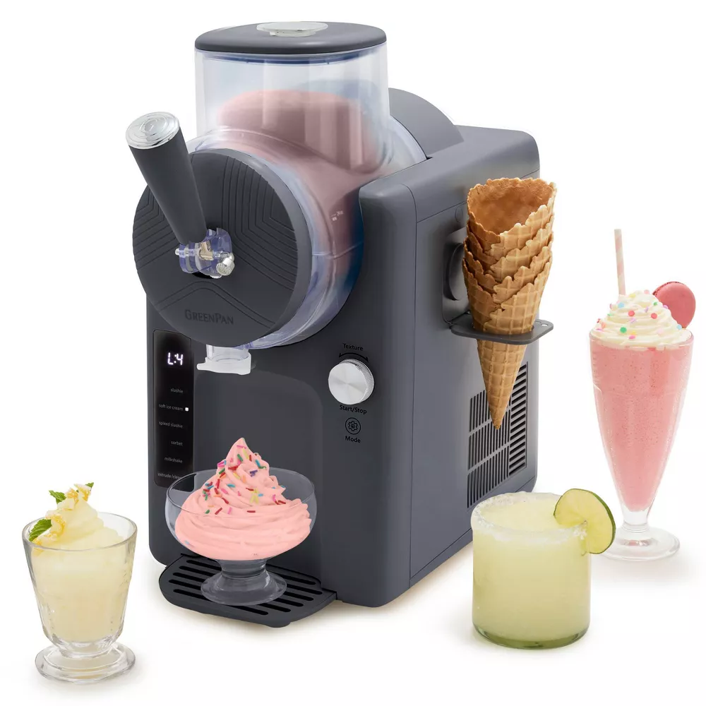 GreenPan Frost Ice Cream and Frozen Drink Maker, Licorice ...
