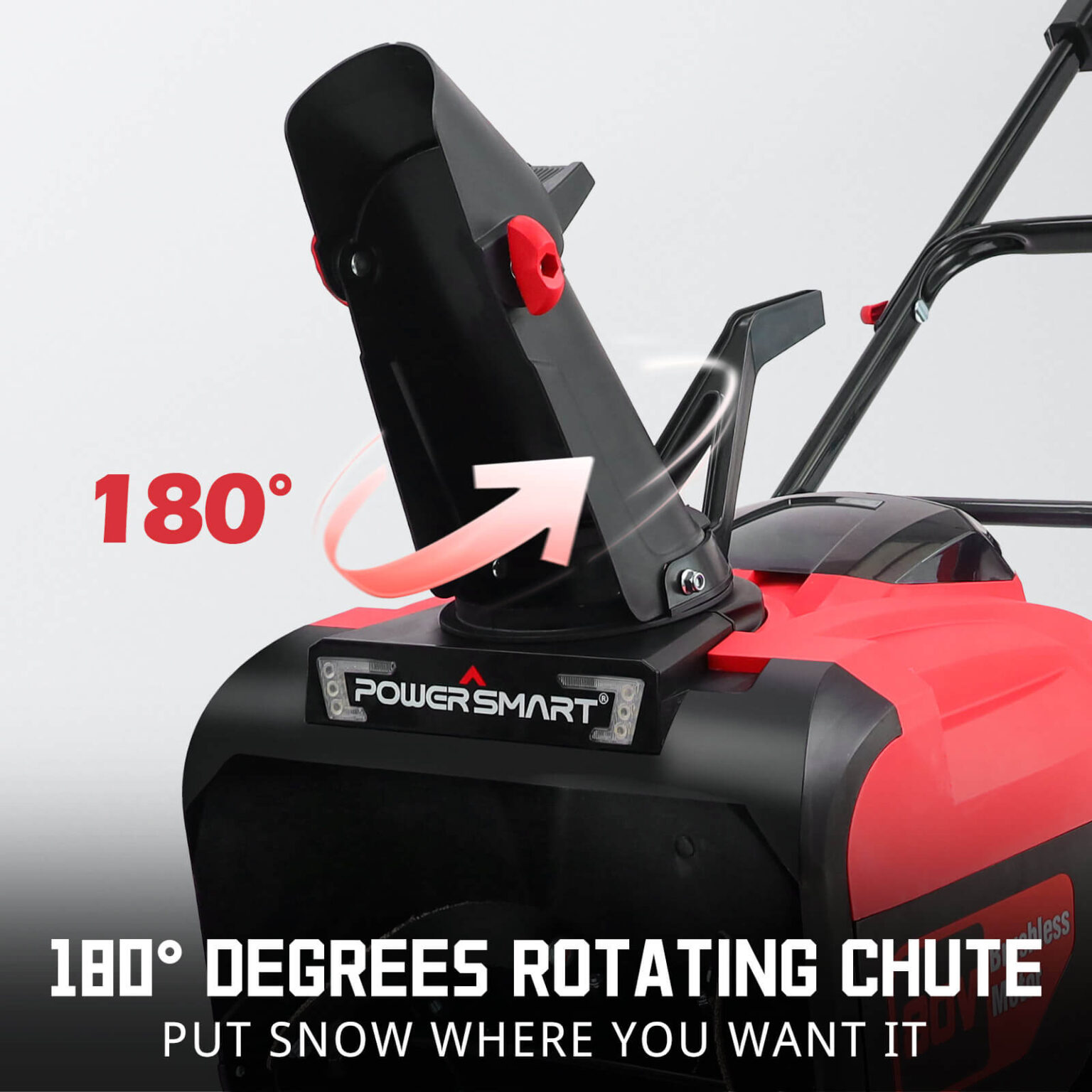 PowerSmart 80-volt 21-in Single-stage Push Battery Snow Blower 6 Ah ...